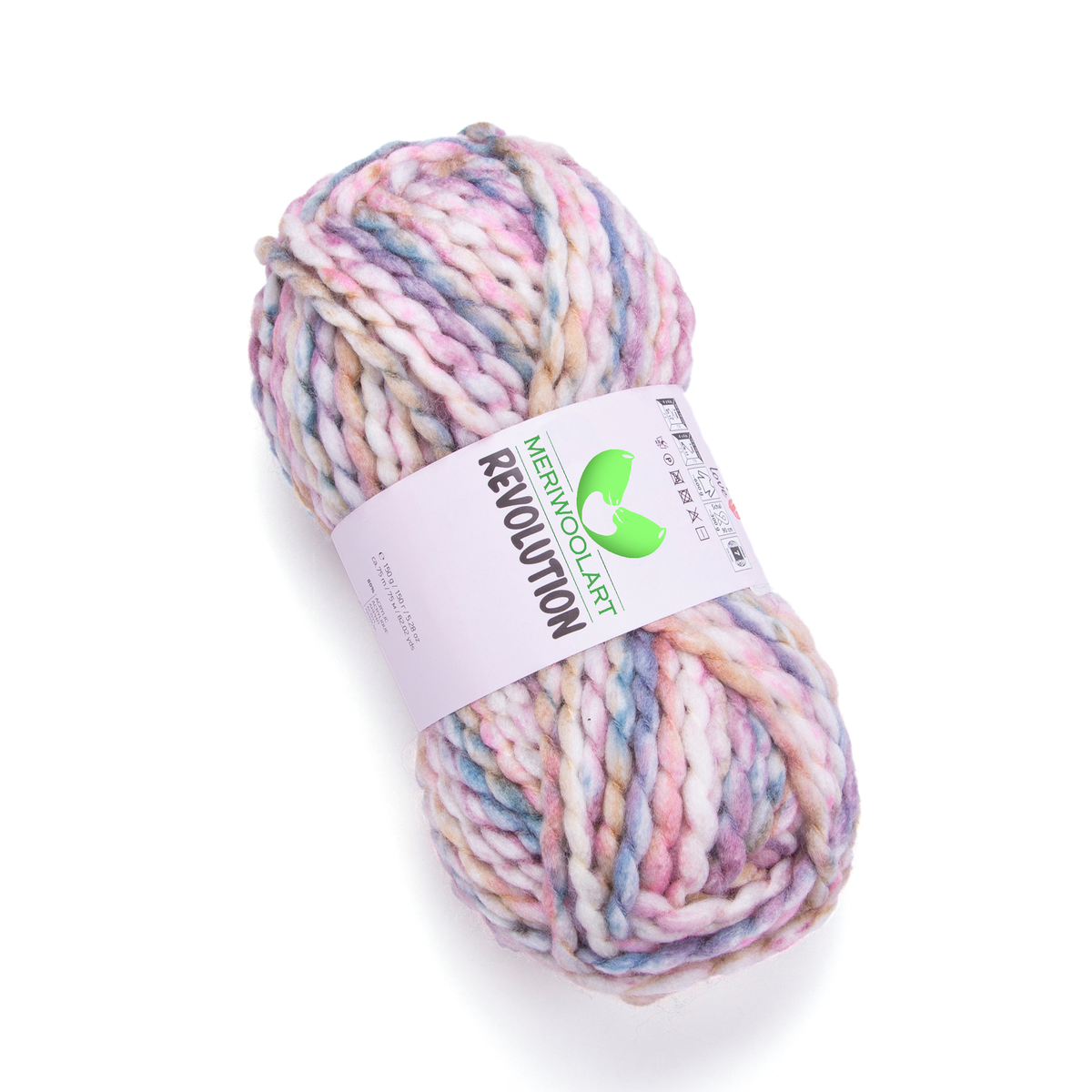 REVOLUTION-1606 CHUNKY MERINO WOOL YARNS – MeriWoolArt