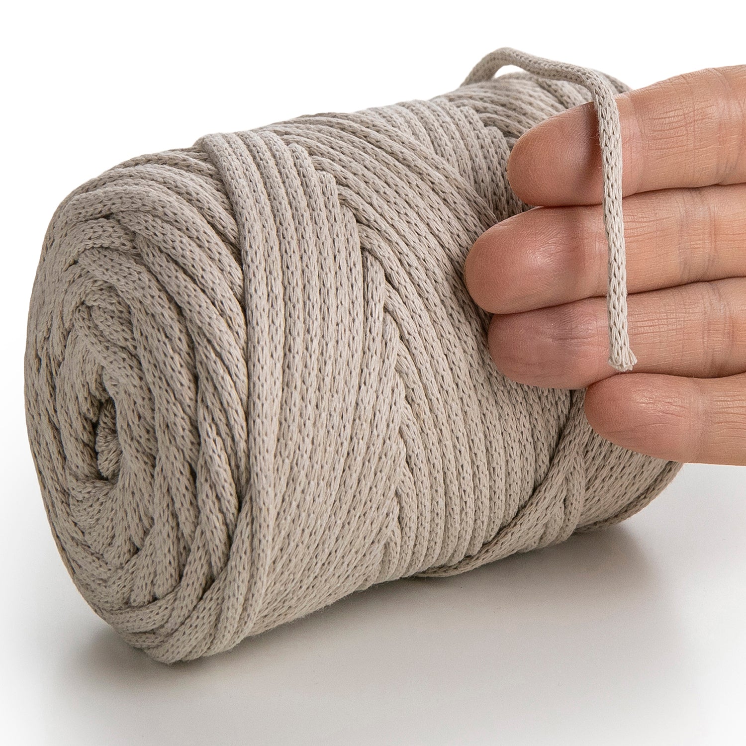 Sand Macramé Cord 4mm 85m – MeriWoolArt