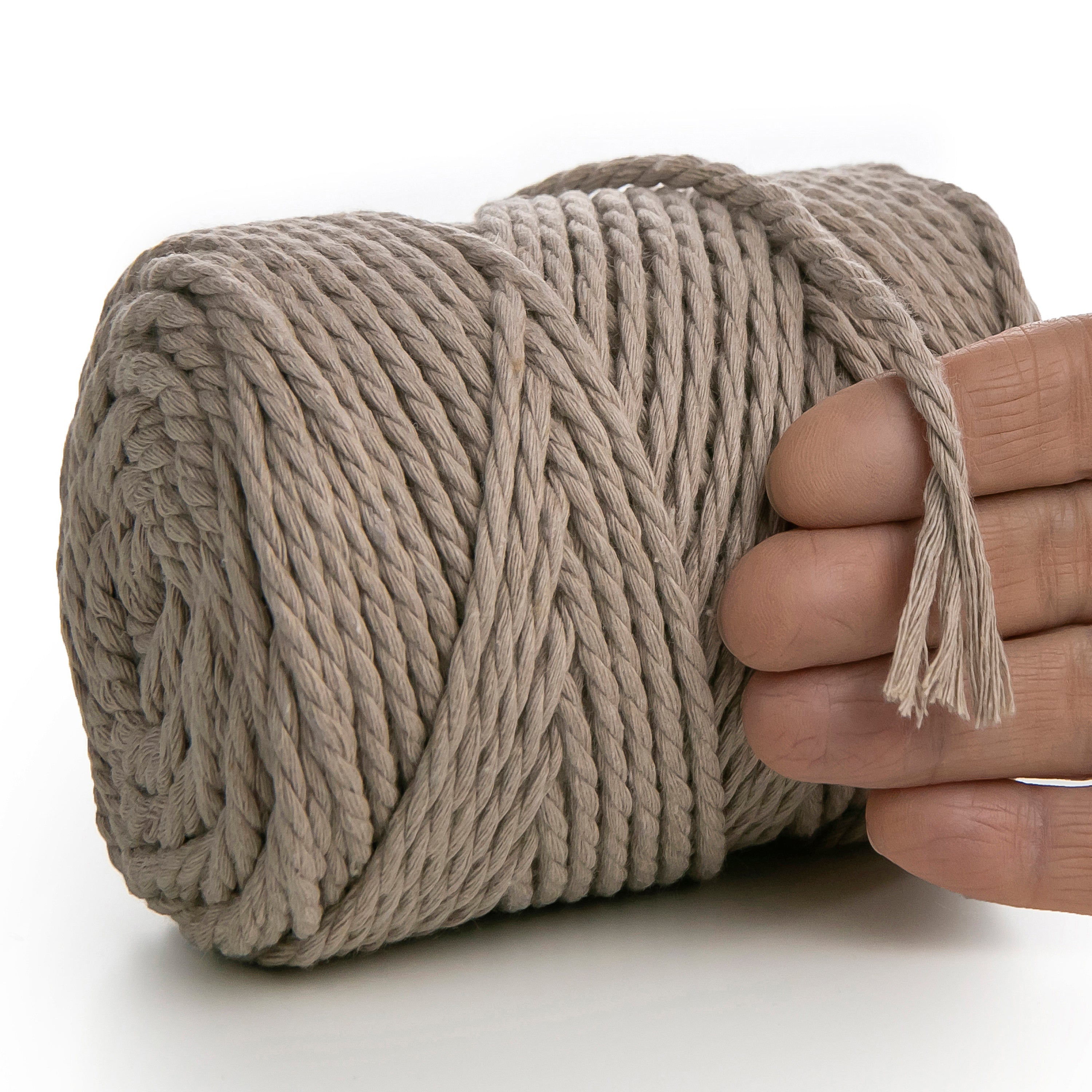 3 Ply Macrame Rope 4mm - MeriWoolArt